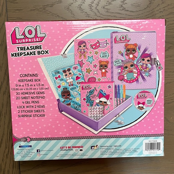 L.O.L. Surprise! | Toys | Nwt Lol Surprise Treasure Keepsake Box | Poshmark